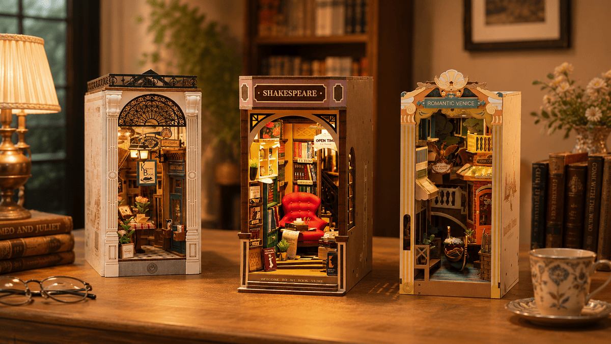 Book Nook Kits for Beginners: Where to Start Your Miniature Shelf Jour ...