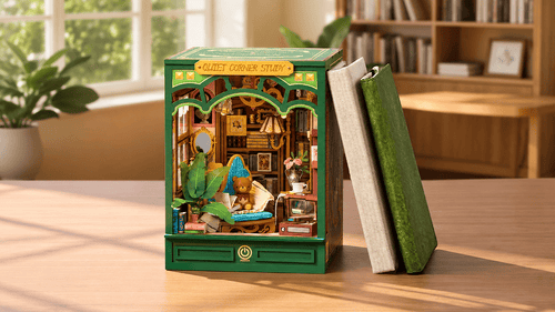 Rolife Quiet Corner Study DIY Book Nook : A Cozy Literary Escape for B ...