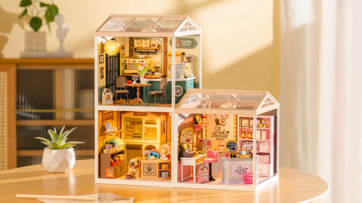 Meet Rolife's 3 Newest DIY Miniature Houses: Beauty, Pets & Café | Robotime