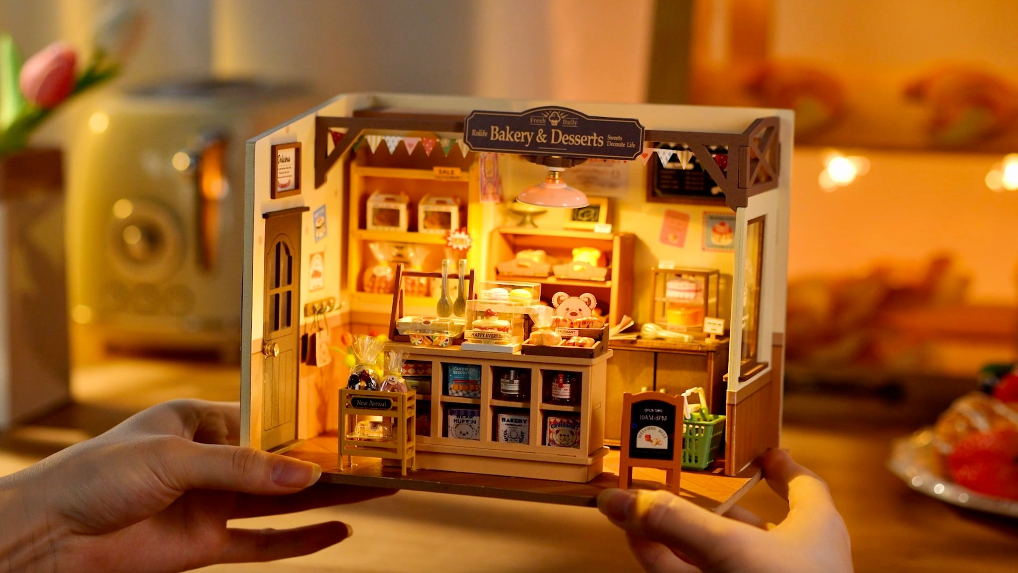Introducing Rolife Becka's Baking House DIY Miniature House DG161 ...
