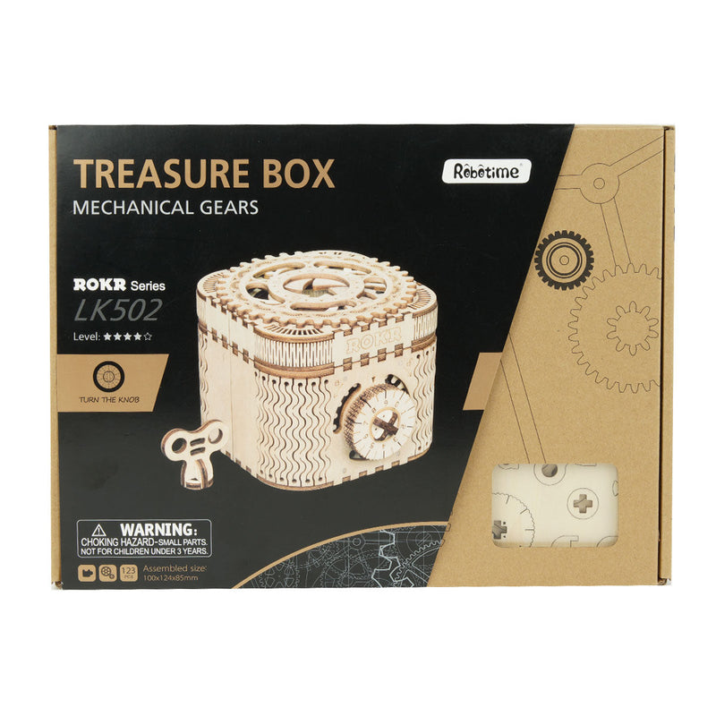 ROKR Treasure Box with Password 3D Wooden Puzzle | Robotime