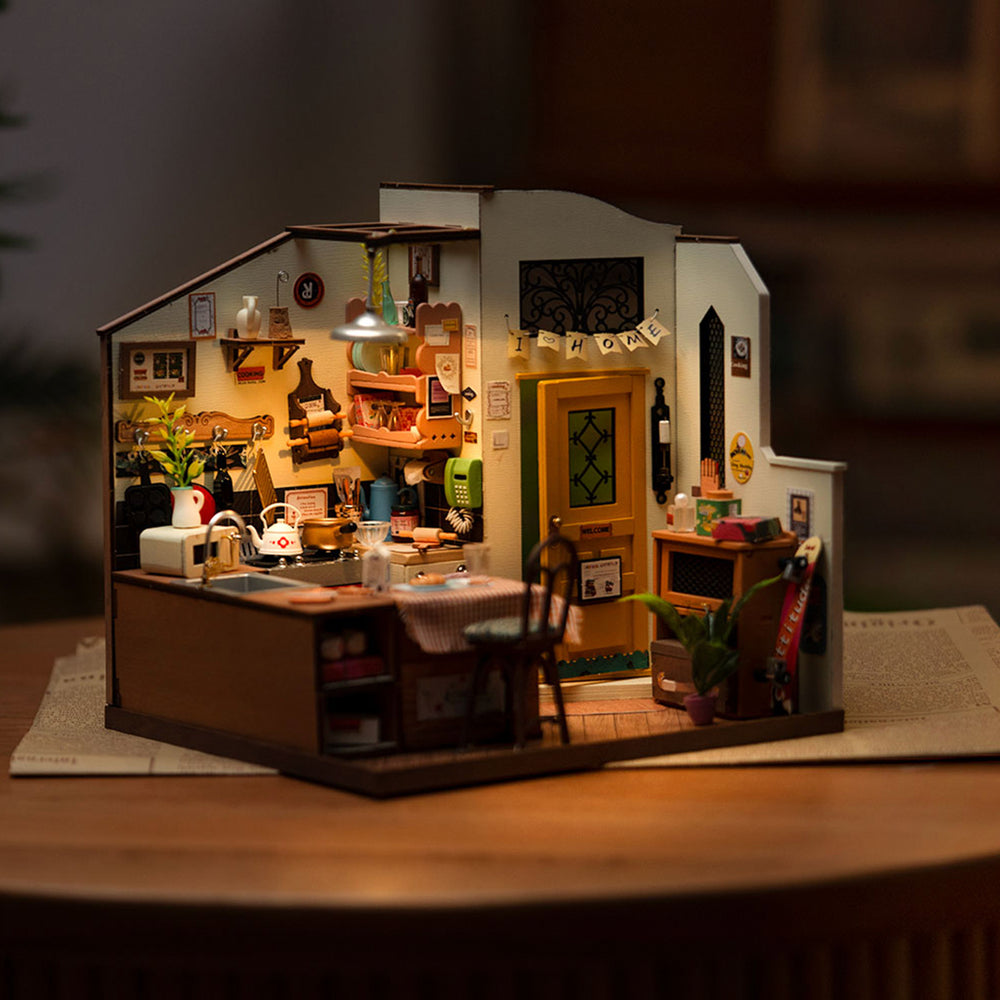 Rolife Cozy Kitchen DIY Miniature House Kit DG159 | Robotime