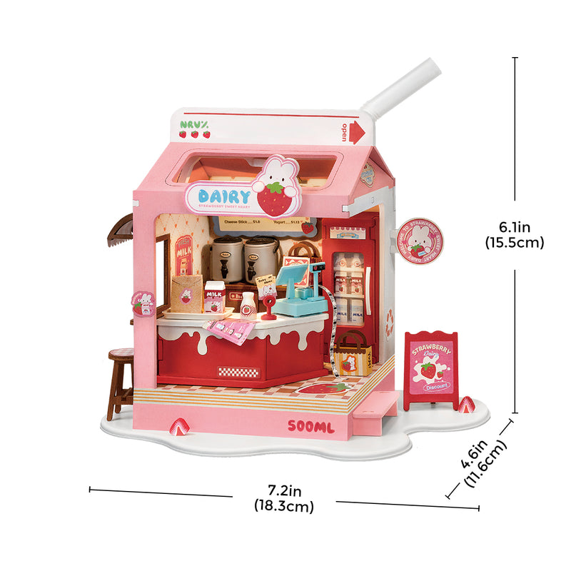 Rolife Food Box Shop DIY Miniature House Kit | ROBOTIME