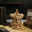 ROKR Romantic Carousel Mechanical 3D Wooden Puzzle Music Box AMK62 ...