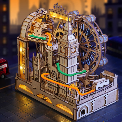 ROKR Marble Travel • London Marble Run Wooden 3D Puzzle EGB01 | Robotime