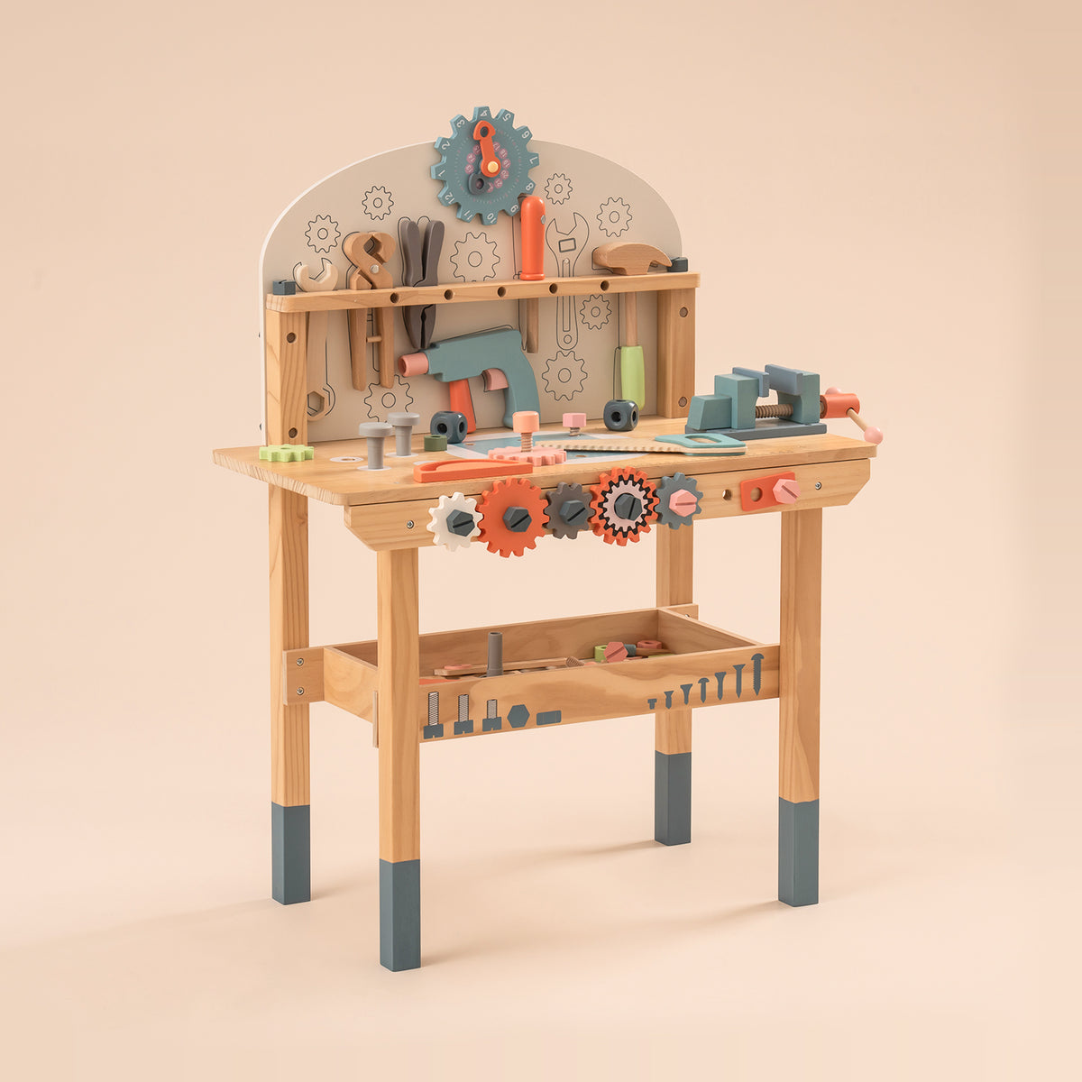 ROBUD Toy Workbench Tool Bench Set for Kids WG200 | Robotime