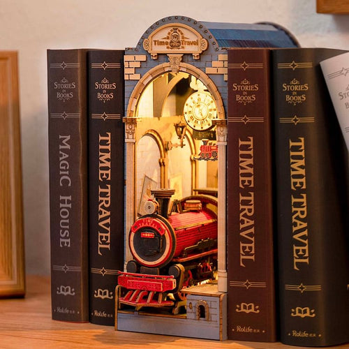 Rolife Stories in Books Series | Book Nook Shelf Insert (6 Sets) | Robotime