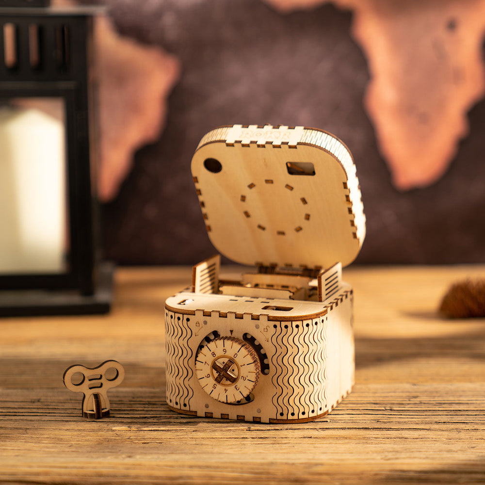 ROKR Treasure Box with Password 3D Wooden Puzzle | Robotime