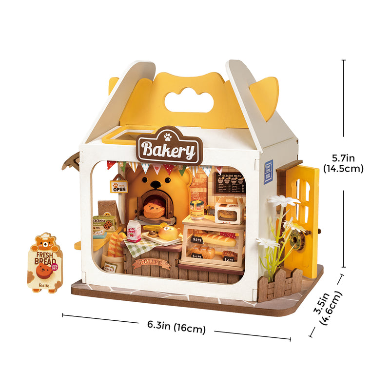 Rolife Food Box Shop DIY Miniature House Kit | ROBOTIME