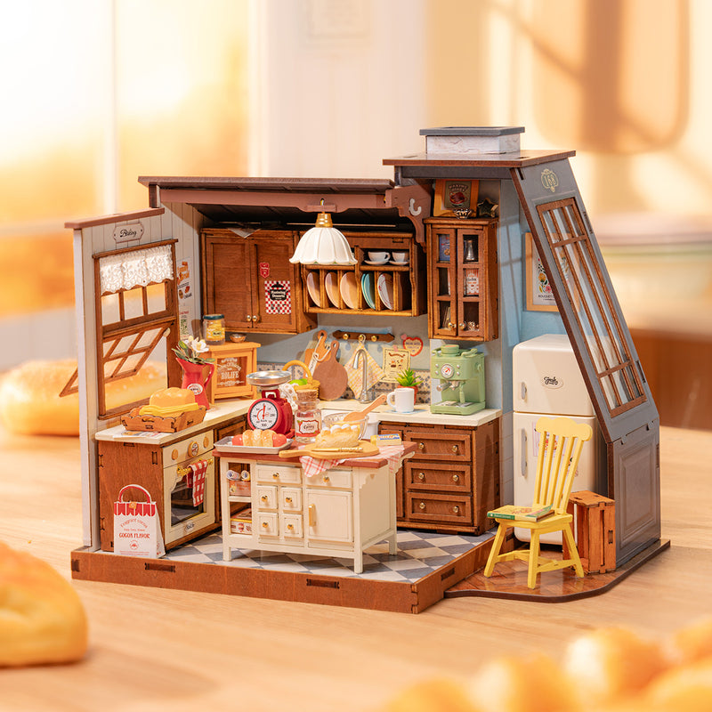Rolife Baking Kitchen DIY Miniature House DG172 | Robotime