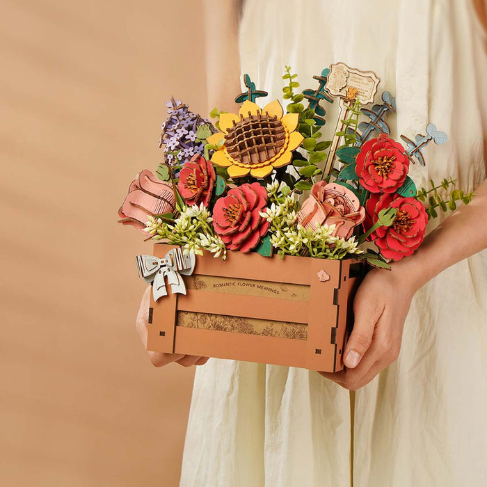 Rowood Wooden Bloom Box DIY 3D Puzzle TW02H | Robotime Online