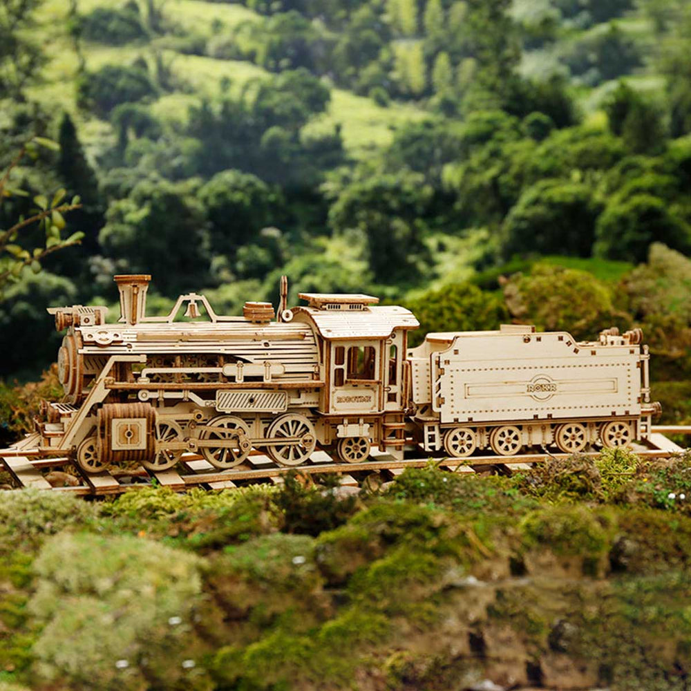ROKR Prime Steam Express Train 3D Wooden Puzzle MC501 | Robotime