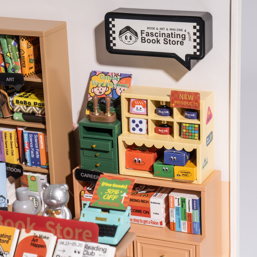 Rolife Super Creator Fascinating Book Store | Robotime Online
