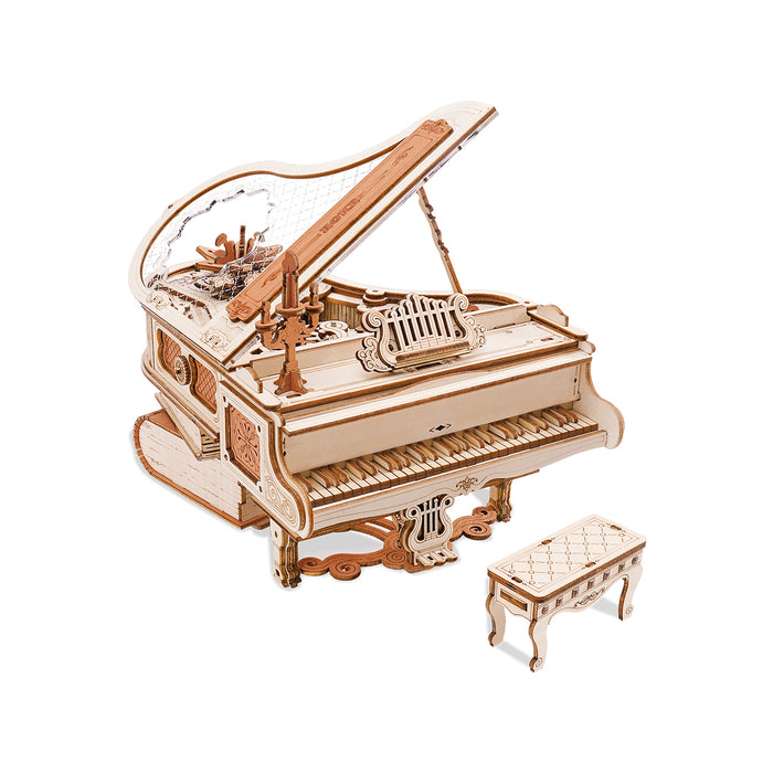 ROKR Magic Piano Mechanical Music Box | 3D Wooden Puzzle | Robotime