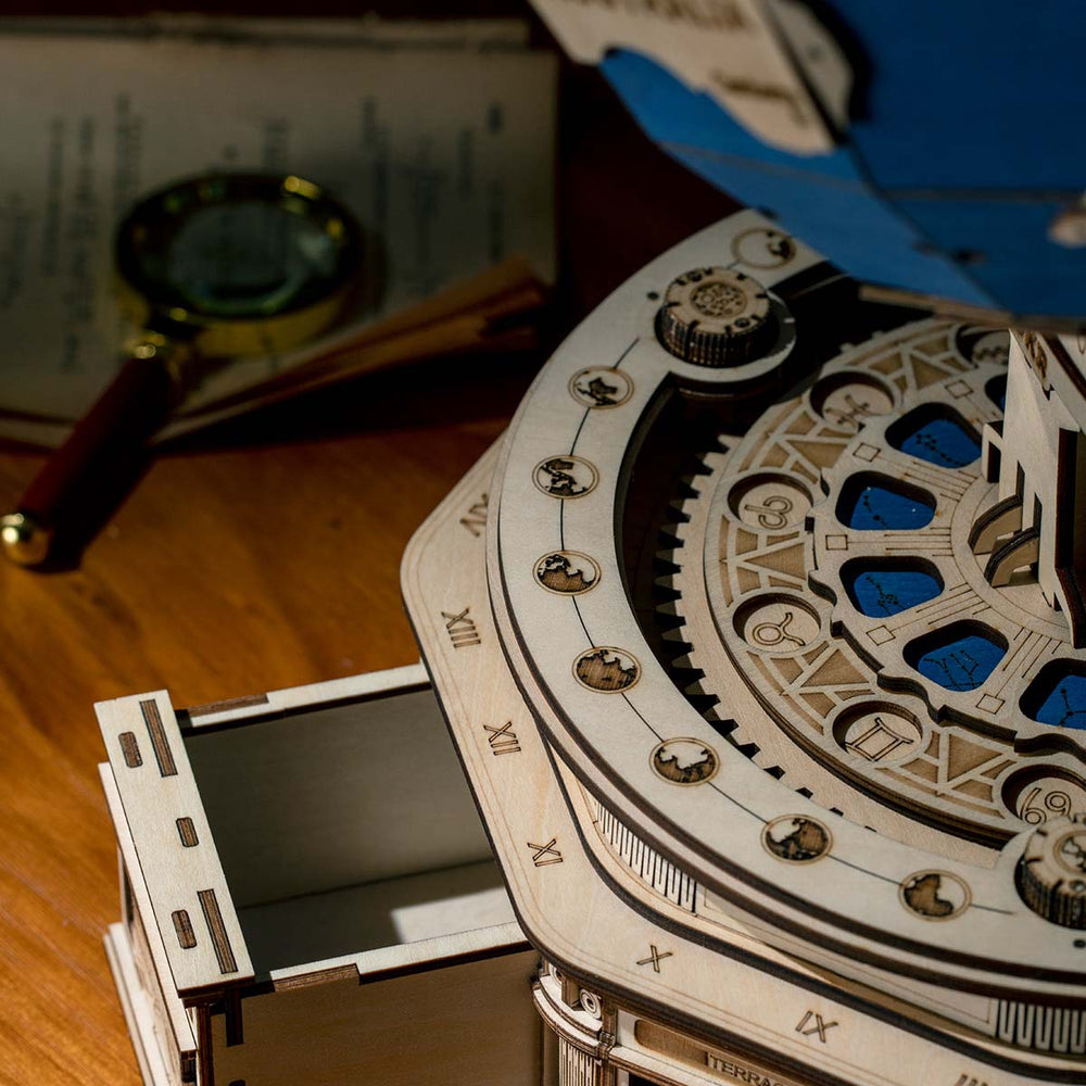 ROKR The Globe Model 3D Wooden Puzzle ST002 | Robotime Online