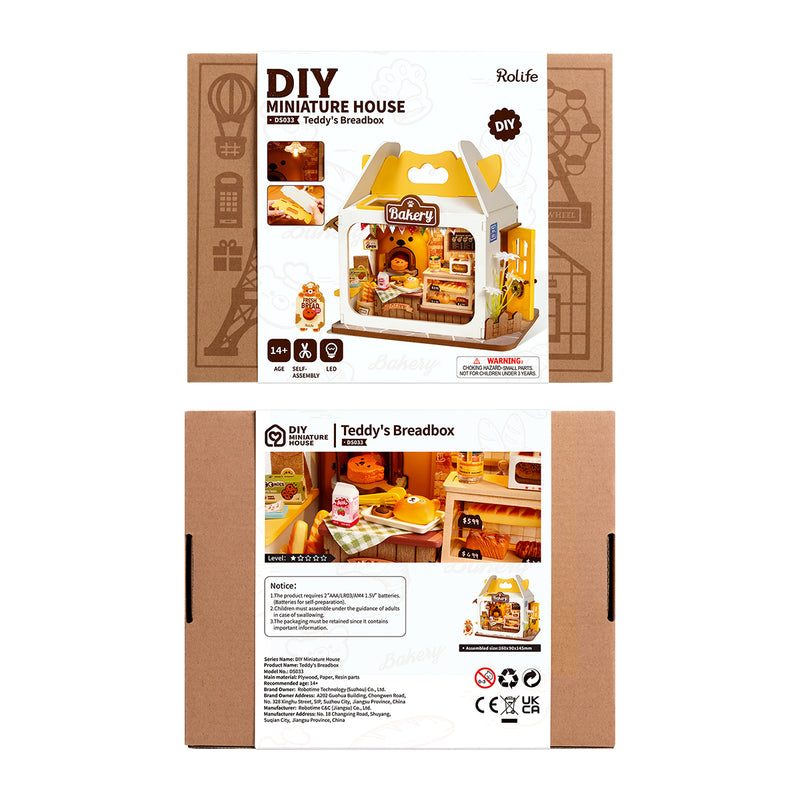 Rolife Food Box Shop DIY Miniature House Kit | ROBOTIME