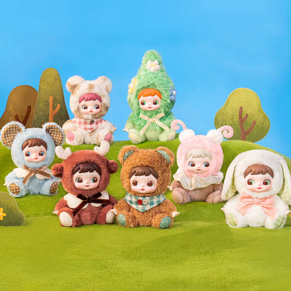 Rolife Charline's Forest Hide & Seek Plush Pendant – 6+1 Figures | Robotime