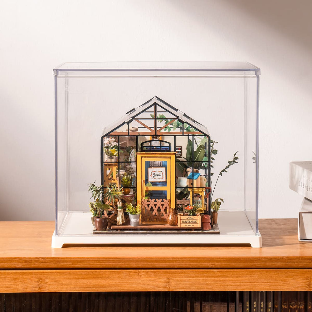 Rolife Cathy's Flower House DG104 with Display Box DF03L | Robotime