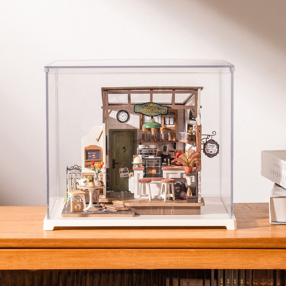 Rolife Flavory Café DG162 with Display Box DF03L | Robotime