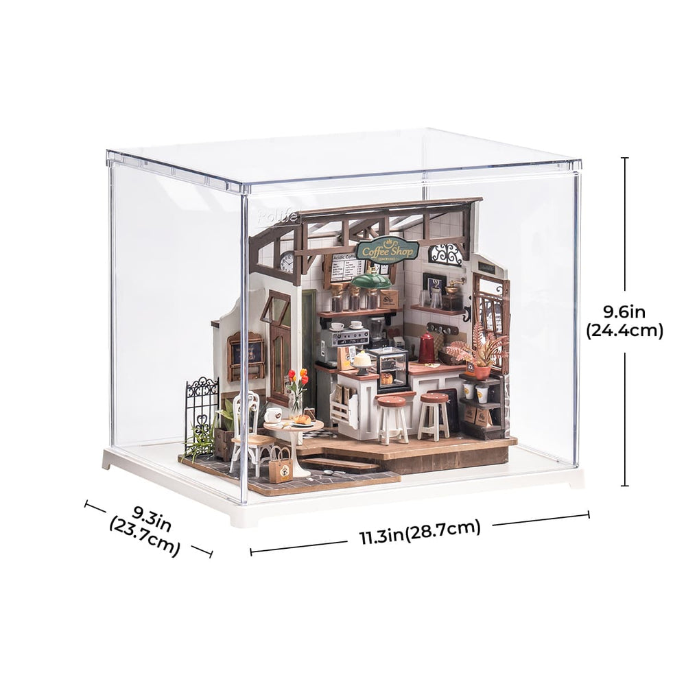 Rolife Flavory Café DG162 with Display Box DF03L | Robotime