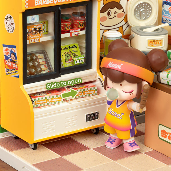Rolife Night Out Food Stall DIY Miniature House DW022 | Robotime