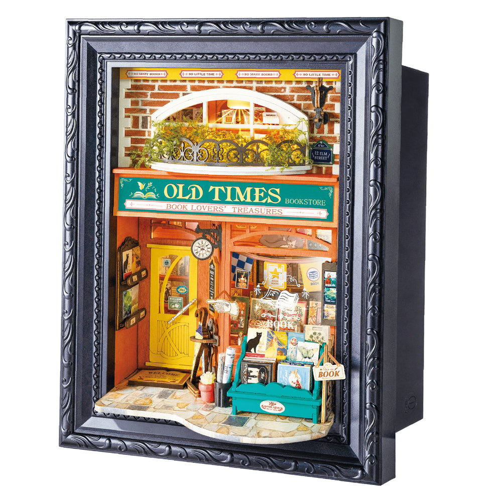 Rolife Old Times Bookstore 3D Wooden Puzzle DP004 | Robotime