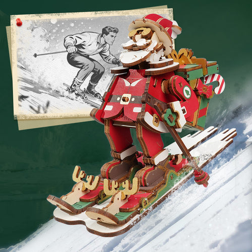 [Community Only] ROKR Santa on Skis Pendulum Balance Toy 3D Puzzle ...