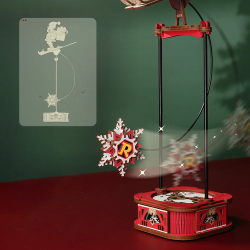 [Community Only] ROKR Santa on Skis Pendulum Balance Toy 3D Puzzle ...