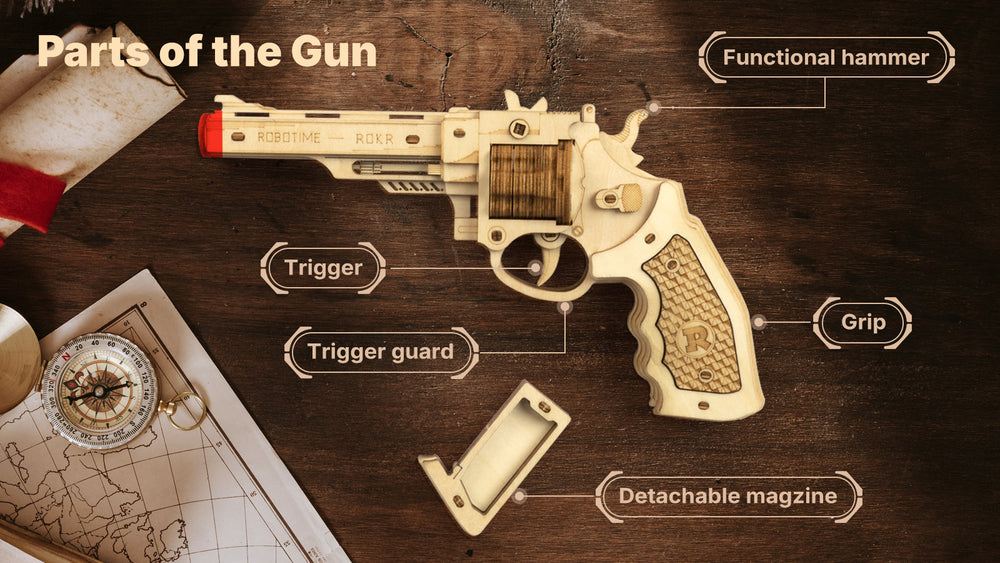 ROKR Corsac M60 Justice Guard Gun LQ401 | Robotime Online