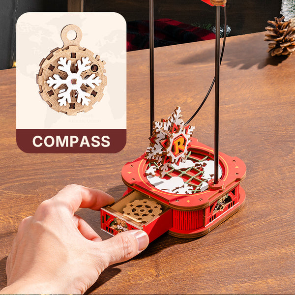 ROKR Santa on Sleigh Pendulum Balance Toy 3D Puzzle MCD05 | Robotime