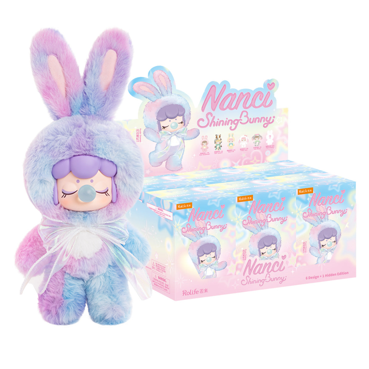 Rolife Nanci's Shining Bunny Surprise Plush Dolls MNBXX | Robotime