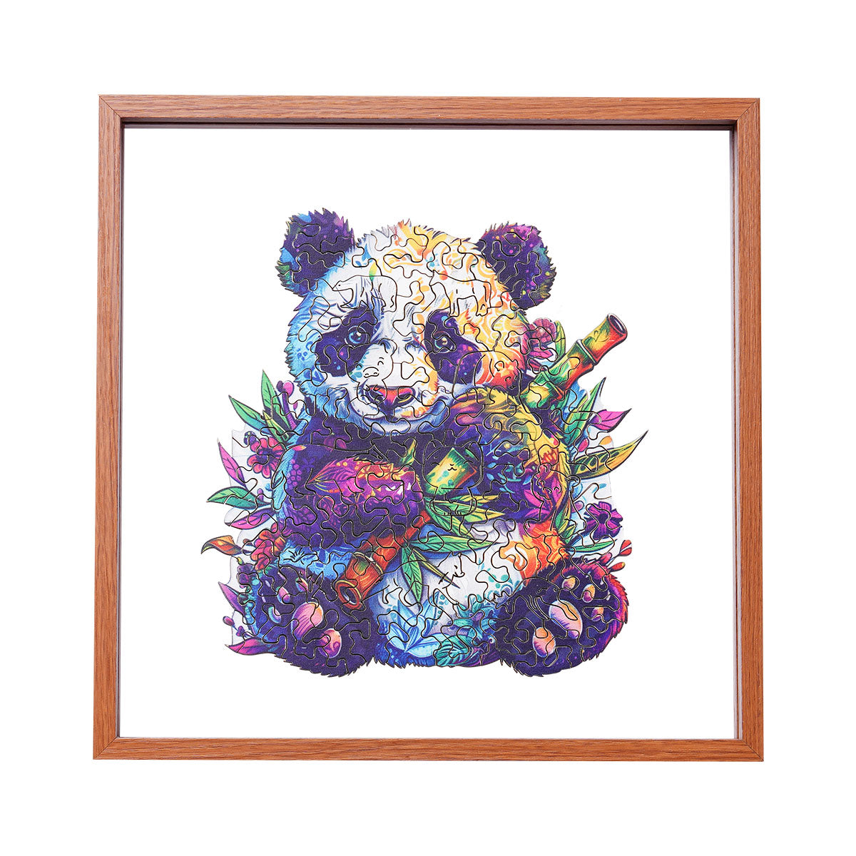 ROBOTIME Floral Panda Wooden Jigsaw Puzzle | ROBOTIME | Robotime