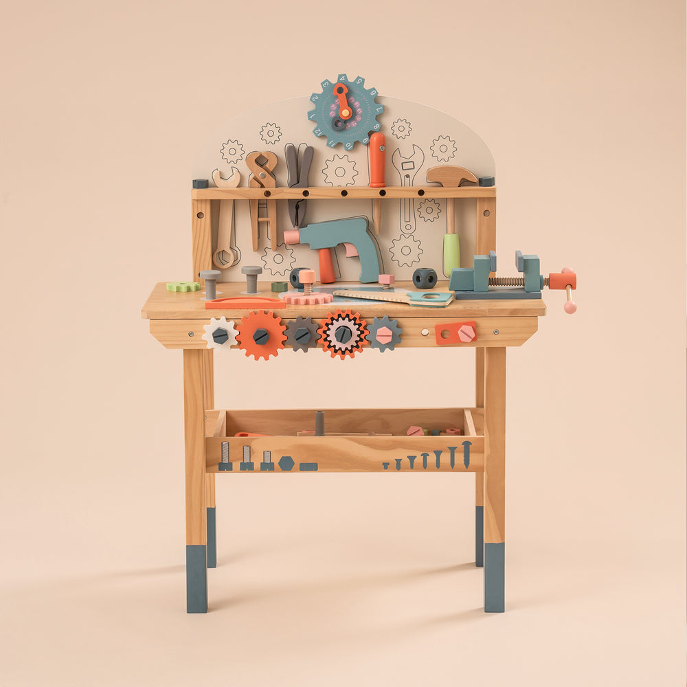 ROBUD Toy Workbench Tool Bench Set for Kids WG200 | Robotime