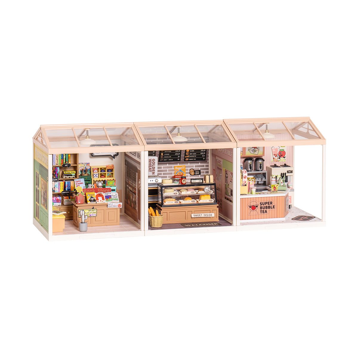 Rolife Super Creator Plastic Diy Mini House 3 in 1 ?a Shape| Robotime ...