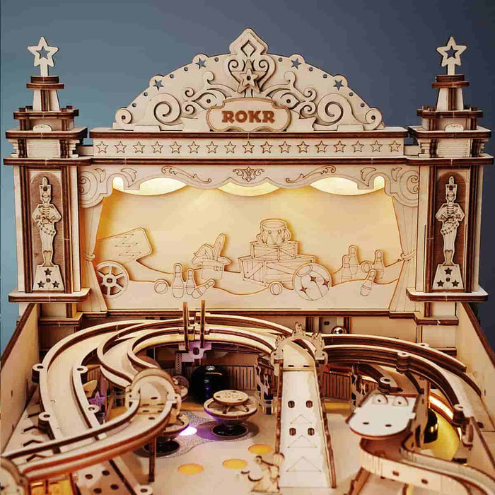 ROKR 3D Pinball Machine 3D Wooden Puzzle | Pinball Game | Robotime