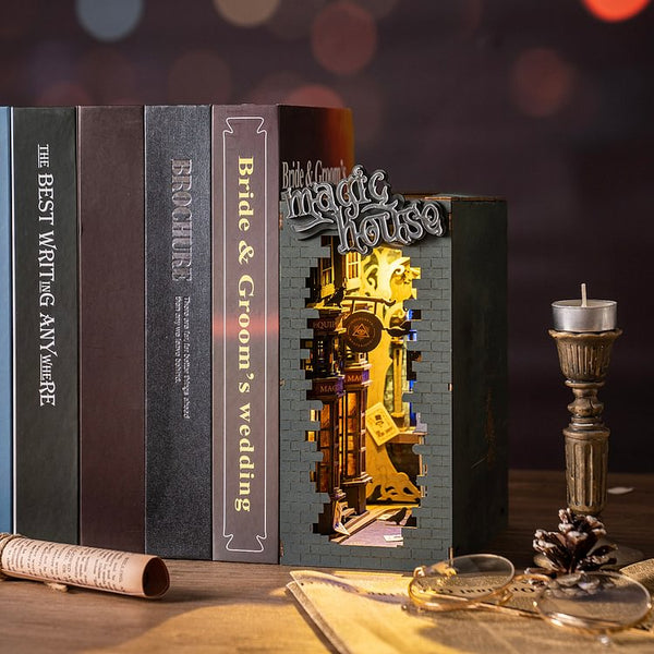 Rolife Stories in Books Series | DIY Book Nook Kit (6 Sets) | Robotime