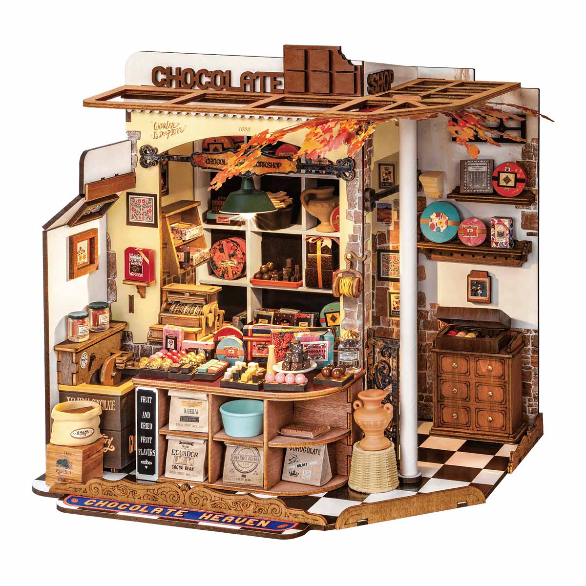Rolife Henry's Chocolate DIY Miniature House DG174 | Robotime