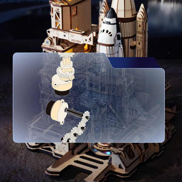 ROKR Space Shuttle 3D Wooden Puzzle LKA02 | Robotime Online