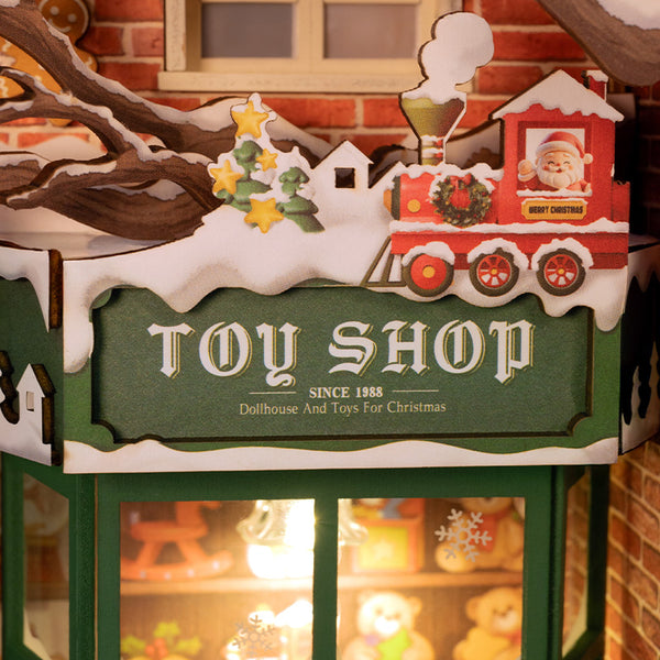 Rolife Santa's Toy Shop 3D Wooden Puzzle DP006 | Robotime
