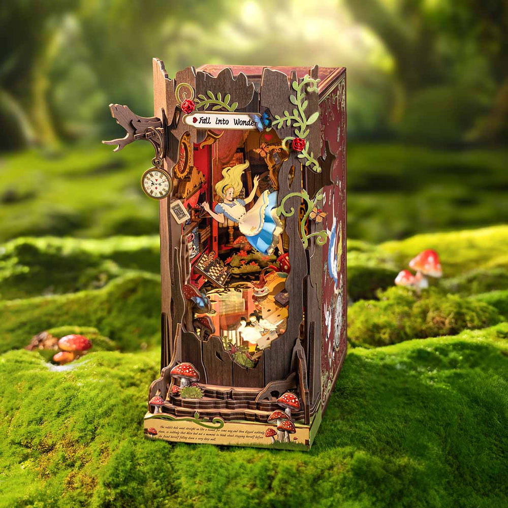 DIY Book Nook Kits | Miniature Book Nooks & Shelf Inserts | Robotime